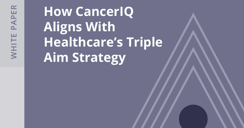 CancerIQ | Genetic Cancer Risk Assessment Software