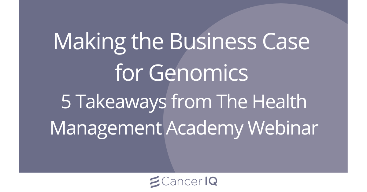 CancerIQ | Genetic Cancer Risk Assessment Software